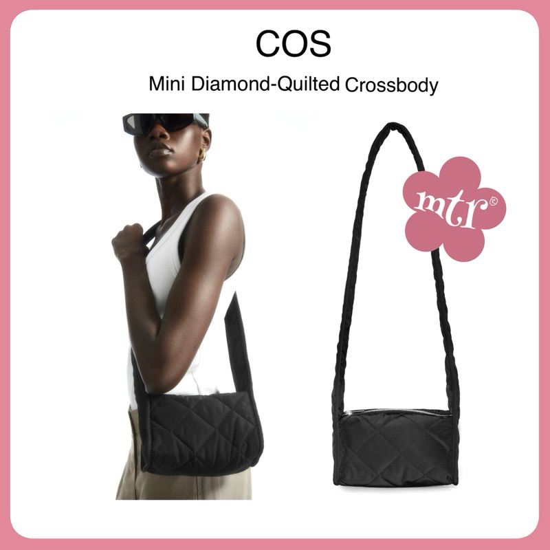 ของแท้พร้อมส่ง Cos bag - กระเป๋า Cos mini diamond quilted crossbody ...