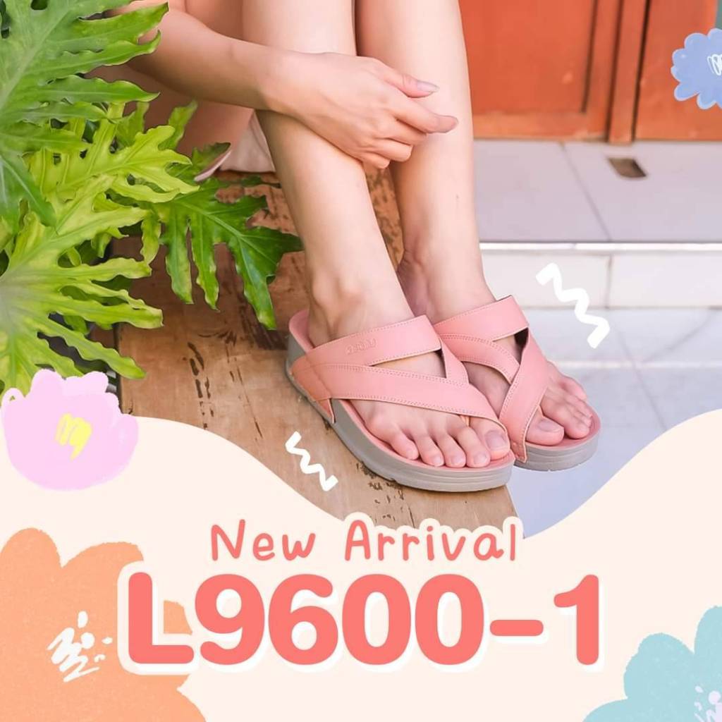 VIDVIEW !!ลดสนั่น!! รองเท้าแตะหญิง แบบหนีบ Deblu L9600-1 เพื่อสุขภาพ เบอร์ 36-41 | Shopee Thailand