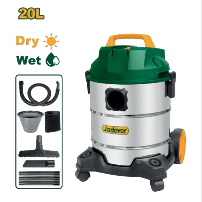 JADEVER เครื่องดูดฝุ่น 20 ลิตร 1200w รุ่น JDVR4A20 | Shopee Thailand