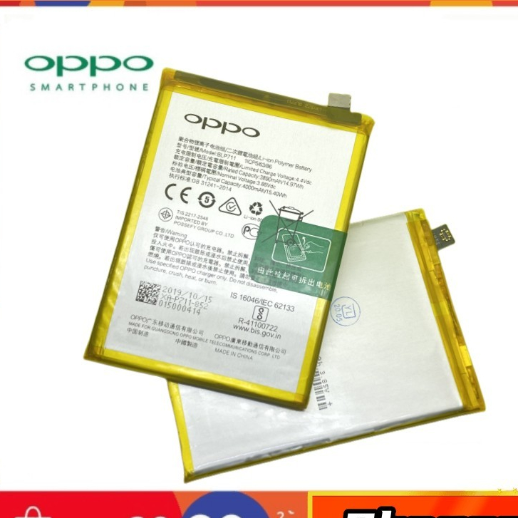 แบตเตอรี่ Oppo A1K (BLP711) แบตเตอรี่ Battery oppo A1K model BLP711 ...