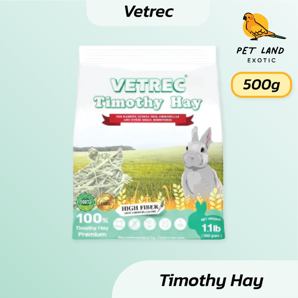Vetrec Premium Hay หญ้าทิโมที Timothy / หญ้าโอ๊ต Oats / หญ้าอัฟฟาฟ่า ...