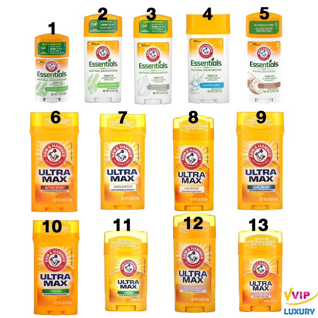 Arm & Hammer Essentials Deodorant with Natural Deodorizers 28g/71g ...