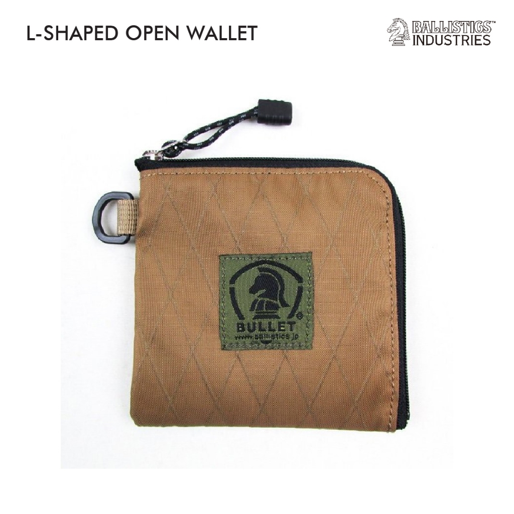 Ballistics L-Shaped Open Wallet กระเป๋าสตางค์ทรงสี่เหลี่ยม ซิปเปิดปิด ...