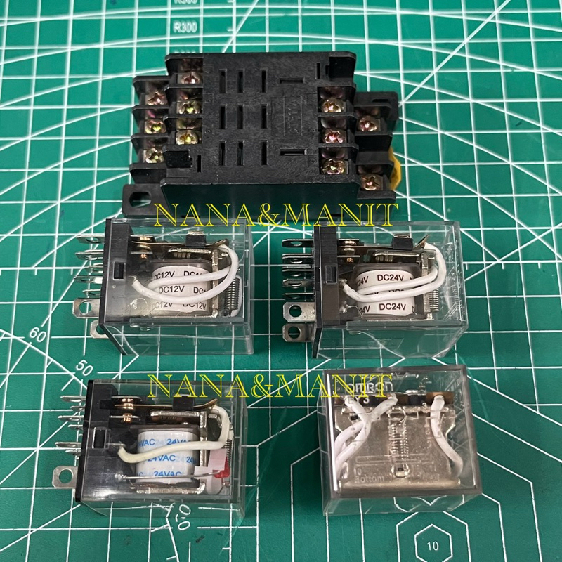 LY3 RELAY OMRON 11 ขา ไฟ 12VDC 24VDC 24VAC พร้อมส่งในไทย | Shopee Thailand