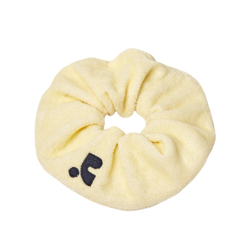 พร้อมส่ง ♡ RR LOGO TERRY SCRUNCHIE - LIGHT YELLOW | Shopee Thailand