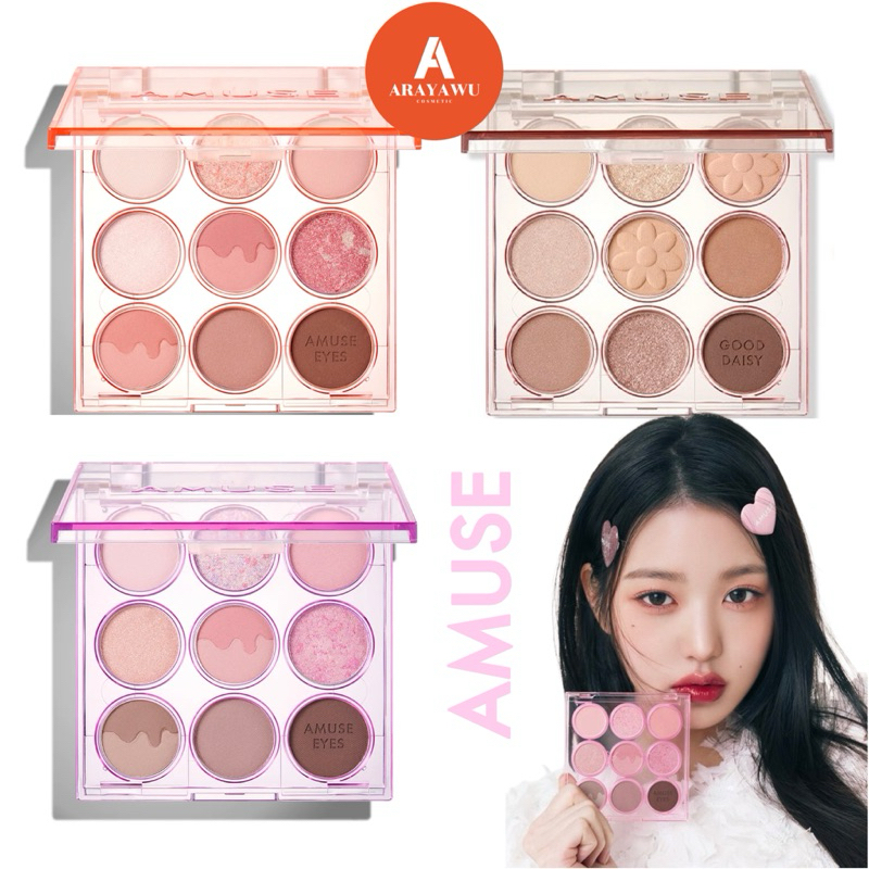 ( แท้/พร้อมส่ง) 🩷 Amuse Eye Color Palette Eyeshadow อายแชโดว พาเลท ...