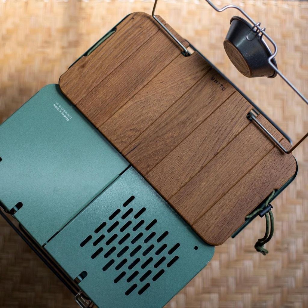 UNITO STAN TEAK FOLDING TRAY WOOD FOR STANLEY CLASSIC LUNCH BOX 10QT ...