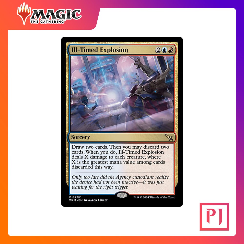[MTG] Ill-Timed Explosion [MKM] [MULTI] [RARE] [NORMAL] [ENG] (การ์ดเม ...