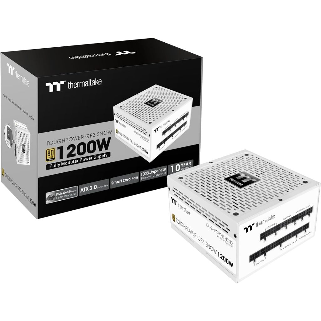 THERMALTAKE Toughpower GF3 Snow 1200W - TT Premium Edition (PS-TPD ...