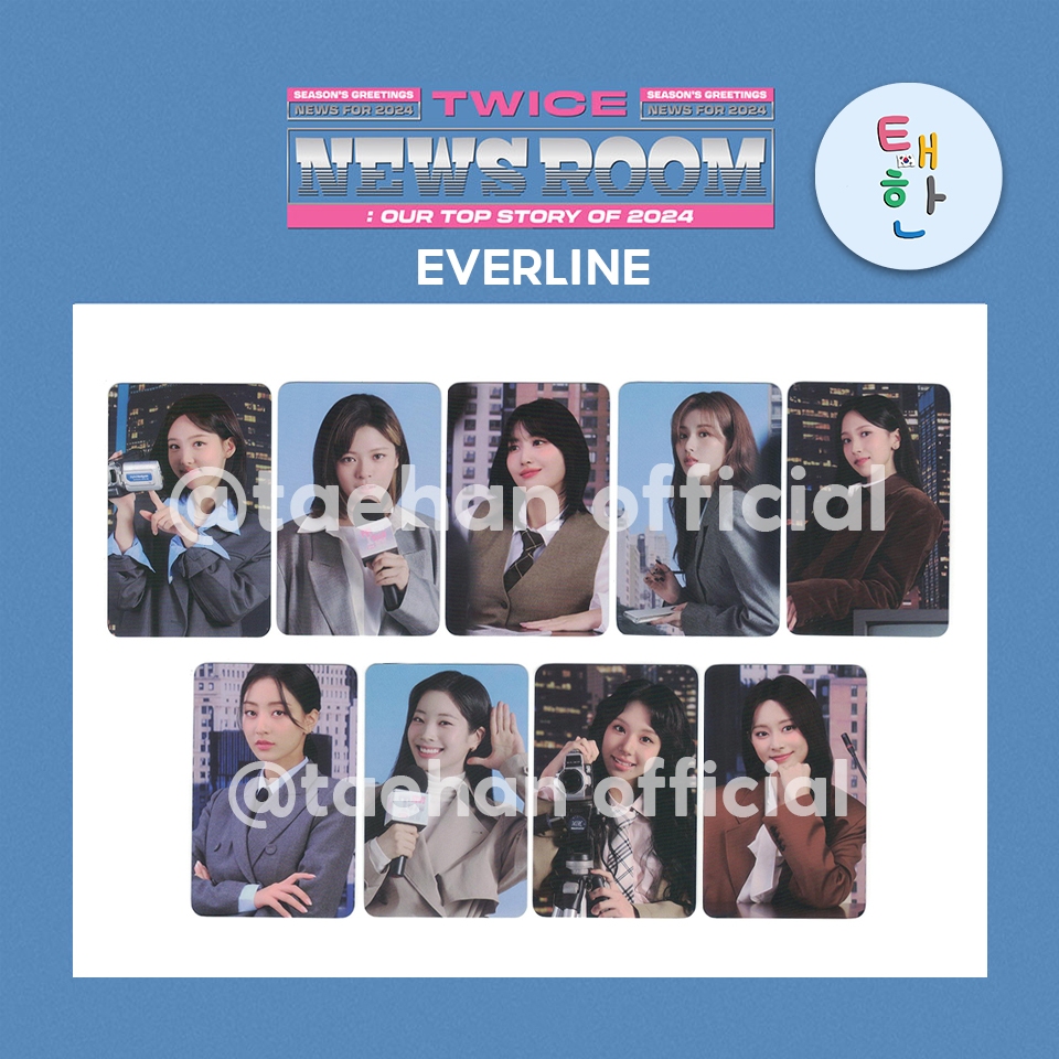 พร้อมส่ง [TWICE] PHOTOCARD POB - TWICE SEASON'S GREETINGS 2024 - TWICE ...