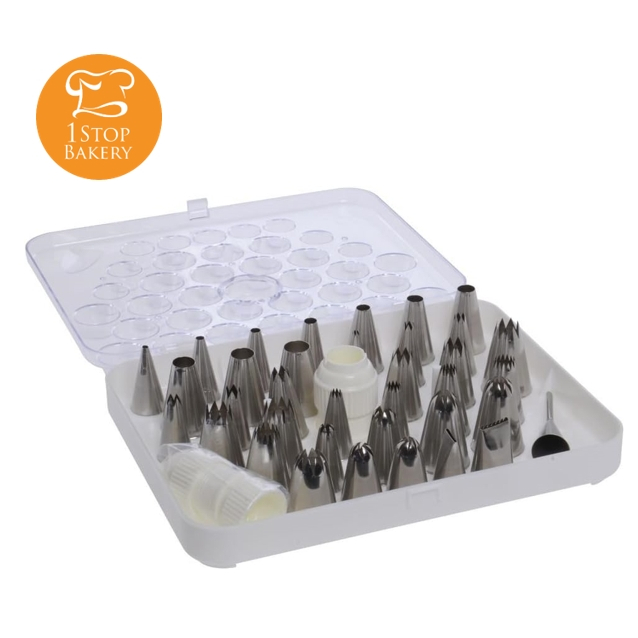 Korea 784 Cake Decorating Set 38 pcs / ชุดหัวบีบตกแต่งขนมขนาดใหญ่ 38 ...