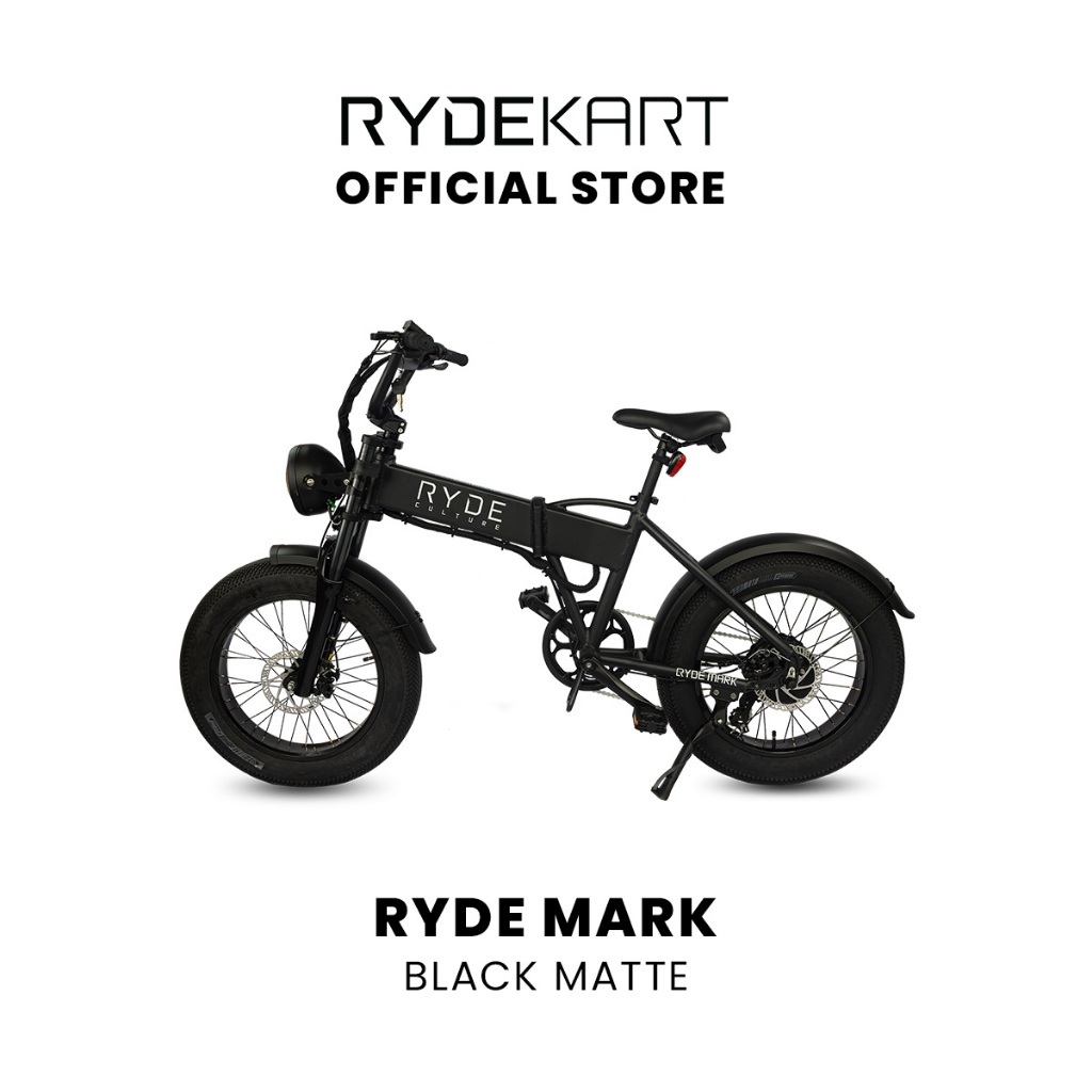 จักรยานไฟฟ้า Rydekartbike - รุ่น Ryde Mark - Electric Foldable FatBike ...