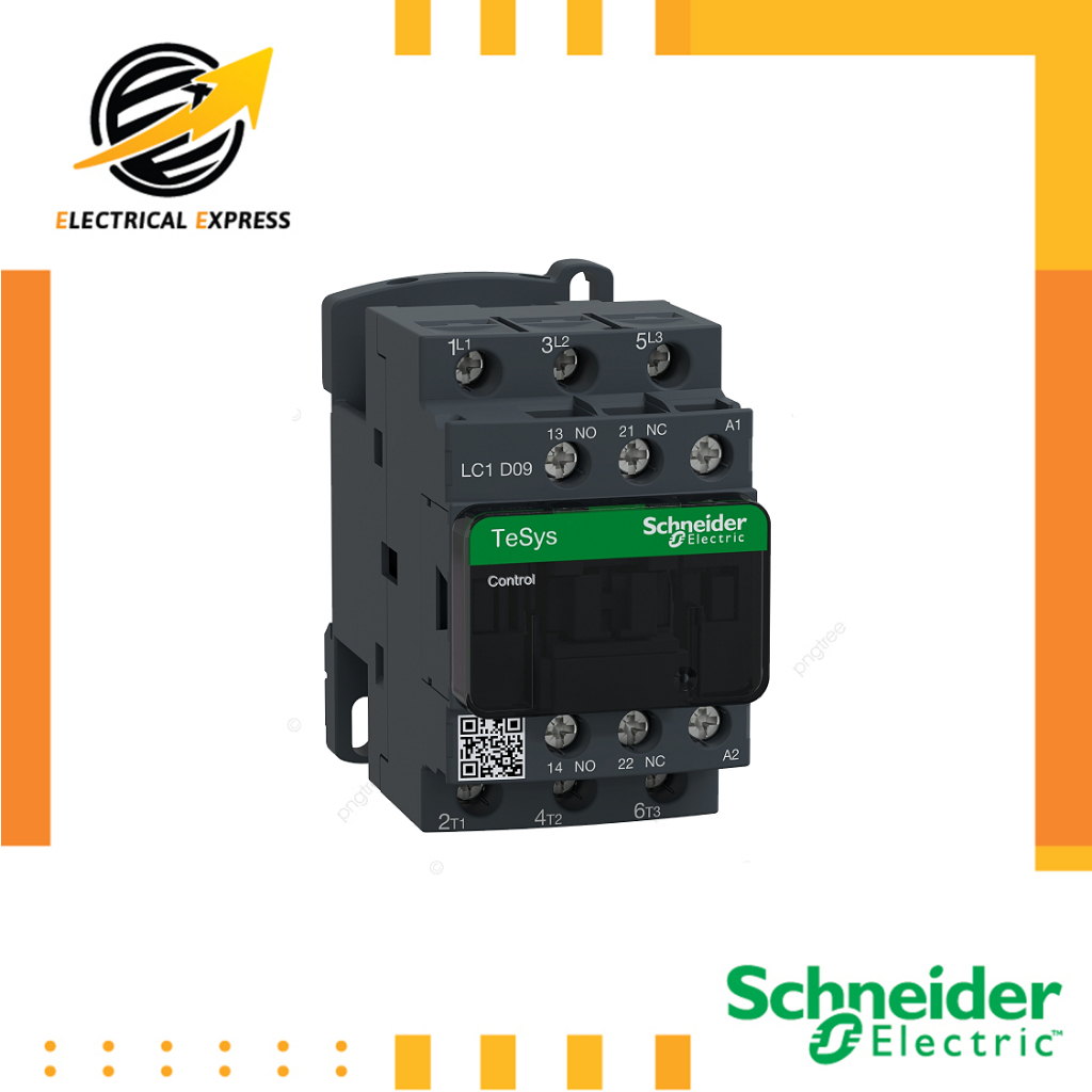 LC1D09F7 / แมกเนติก / Magnetic contactor / LC1D09 / 3P(3NO) / 9A ...