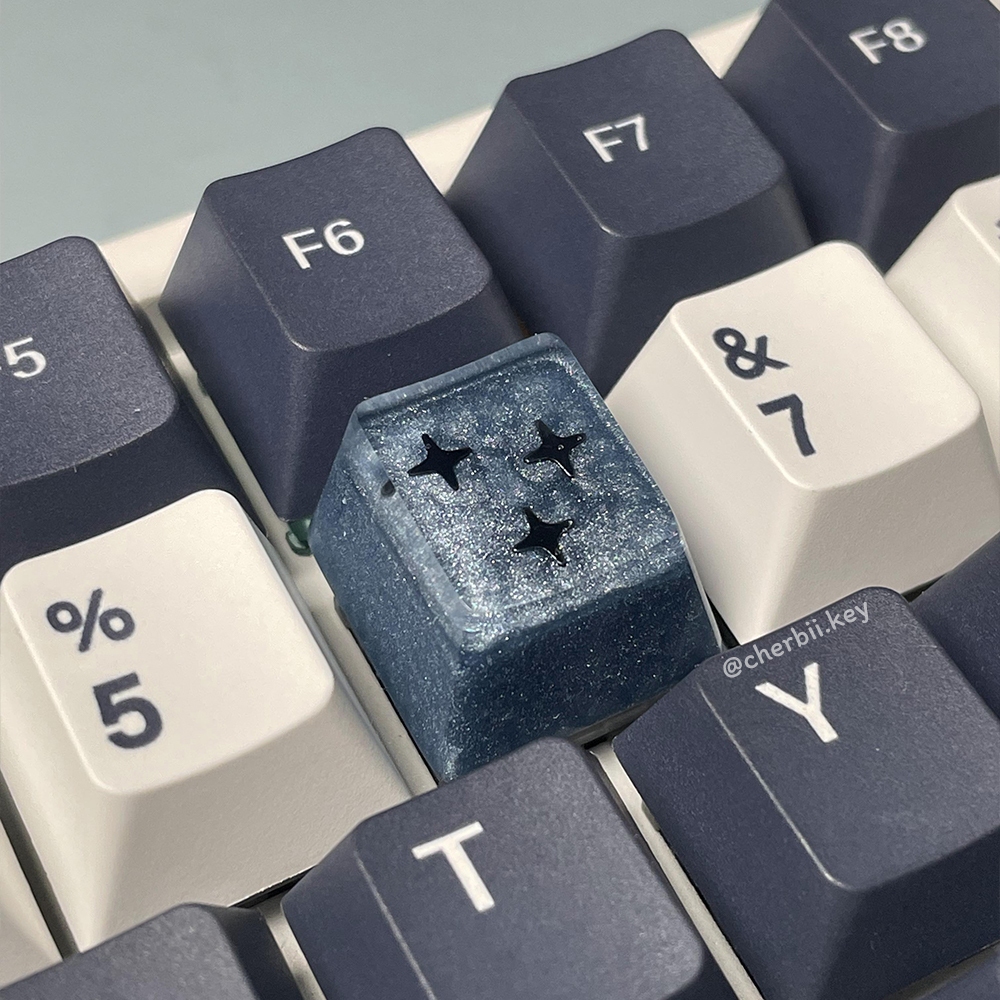 คีย์แคปเรซิ่น Sparkle Keycap | Shopee Thailand
