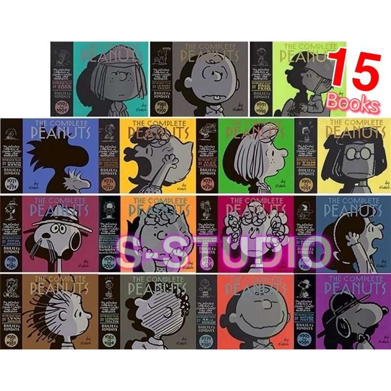 The Complete Peanuts 15books set hardcover Snoopy book หนังสือการ์ตูน ...