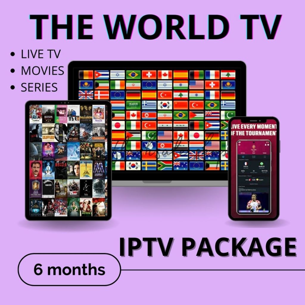 THE WORLD TV, 6 Months package Watch online TV with movies and series ...