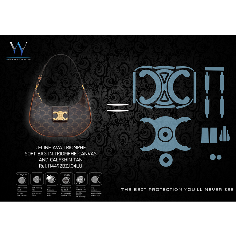 ฟิล์มกันรอยนาฬิกา Watch Protection Film Celine Mini Triomphe In ...