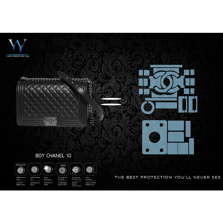 ฟิล์มกันรอยนาฬิกา Watch Protection Film Chanel Boy Chanel 10 | Shopee ...