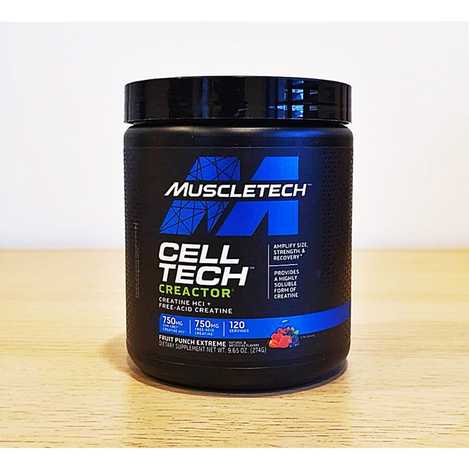 ⚡พร้อมส่ง⚡MuscleTech Cell Tech Creactor [120Serving] Creatine HCL (มีQR ...