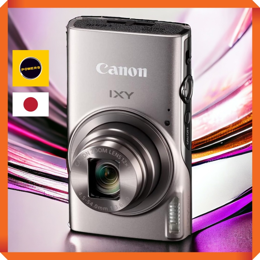 【Direct from Japan】Canon IXY 650 silver compact digital camera with 12x optical zoom / Wi-Fi ...