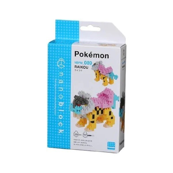 Kawada nanoblock Pokemon NBPM_089 Raikou 4972825221655 (นาโนบล็อค) | Shopee Thailand