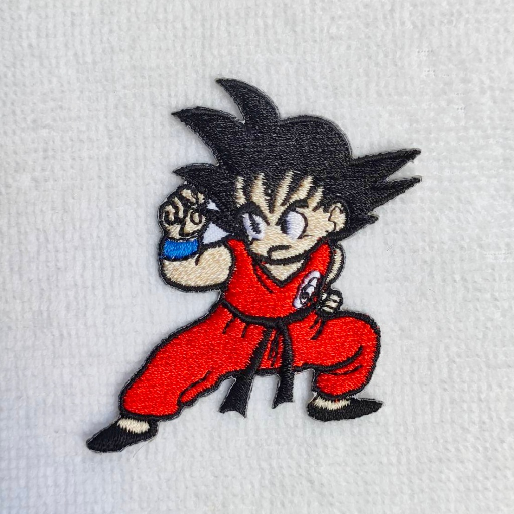 อาร์ม ตัวรีด ตัวรีดติดเสื้อ การ์ตูน Goku Dragon Ball patch โกคู โกฺฮัง ดาร์กอนบอล อาร์มติดเสื้อ ...