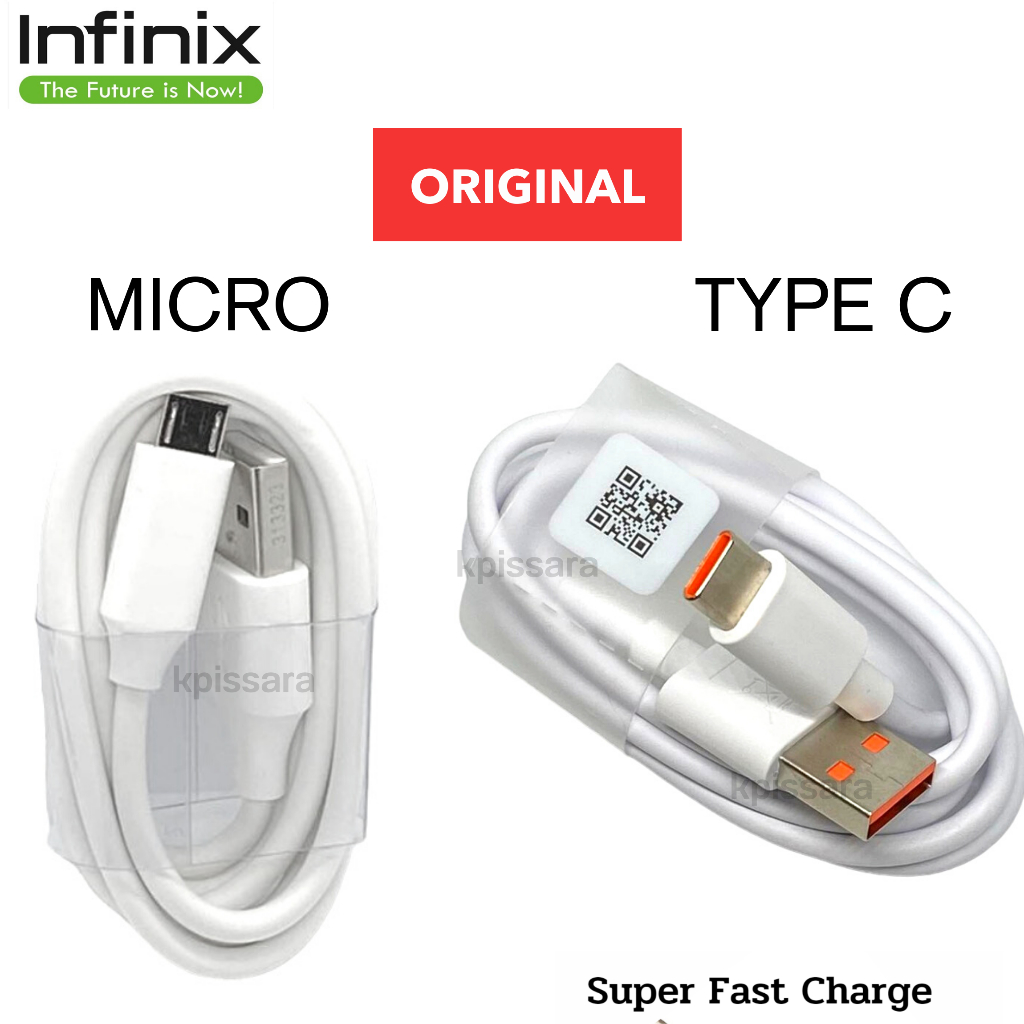 สายชาร์จ Infinix Micro USB 2A /Type C 5A Original 100% ประกันศูนย์ ...