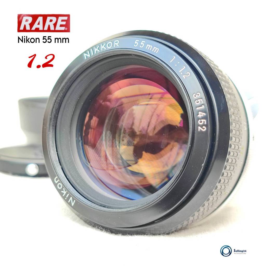เลนส์ Nikon Nikkor 55 mm f/1.2(16) MF Standard Lens Prime Rare Mount ...