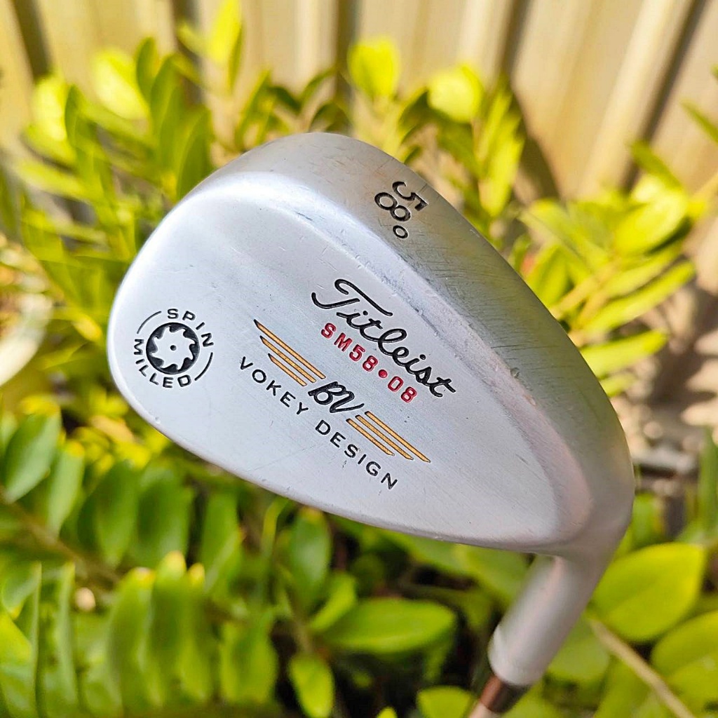 [ผ่อน] WEDGE TITLELIST BV VOKEY DESIGN SPIN MILLED องศา 58 เบาท์ 08 ก้าน DYNAMIC GOLD X100 SPIN ...
