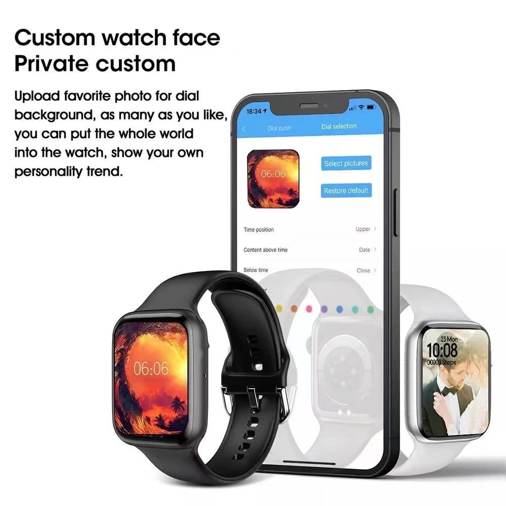 X8MAX นาฬิกาโทรผ่านบลูทูธอัตราการเต้นหัวใจและการแจ้งเตือนข้อมูลการ ...