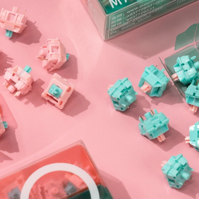 [Linear] GrainGold Bubble Gum Switches สวิตช์ คีย์บอร์ด สำหรับสาย ...