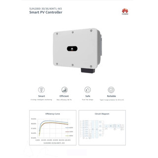 Huawei 50kW 3 Phase On-Grid String Inverter | Shopee Thailand