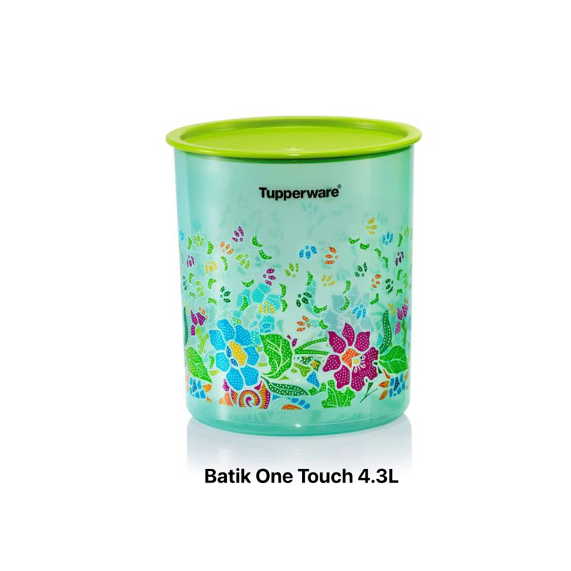 กระปุกวันทัช Tupperware รุ่น Batik One Touch Collection (1ใบ) มี3ขนาด ...