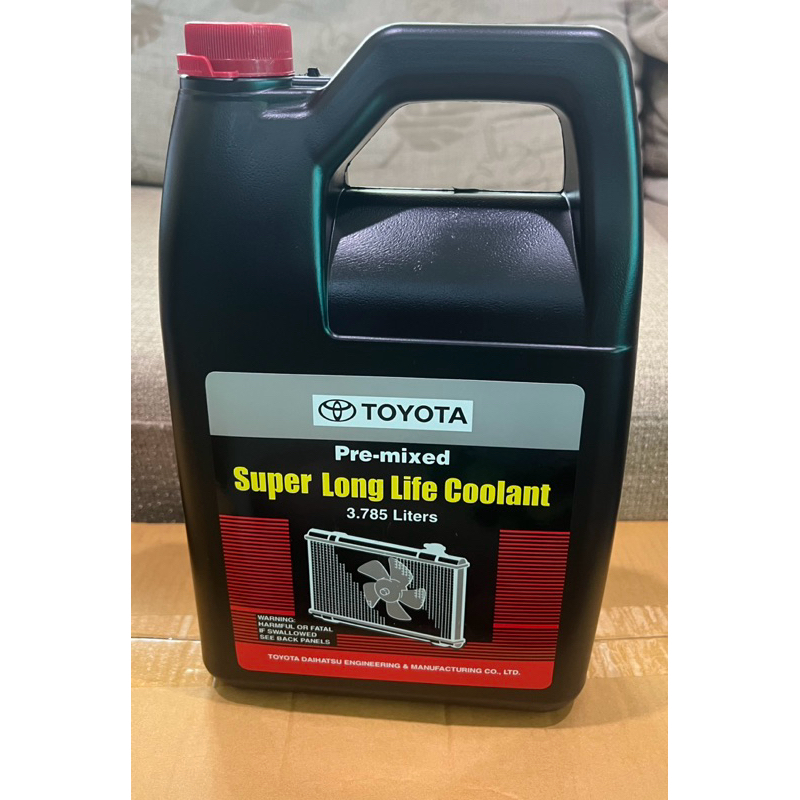 น้ำยาหม้อน้ำสีชมพู น้ำยาหล่อเย็น แท้ห้าง แท้ศูนย์ TOYOTA โตโยต้า 3.785 ...