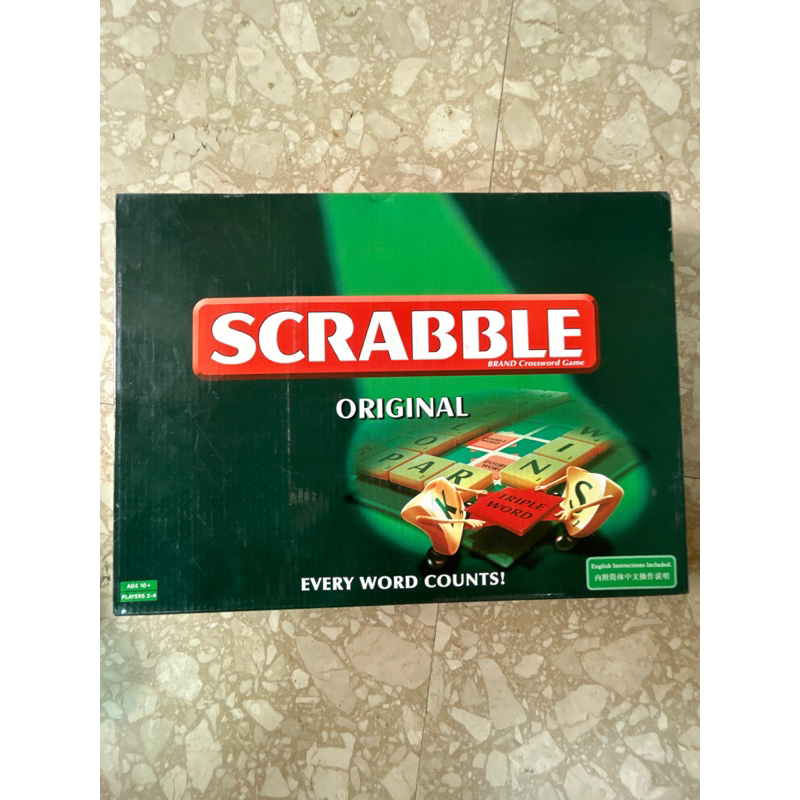 scrabble (มือสอง)#เกมต่อคำศัพท์ ภาษาอังกฤษ | Shopee Thailand