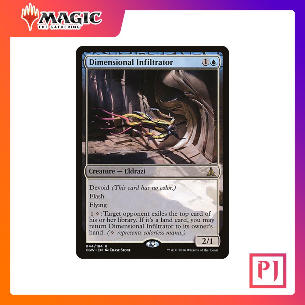 [MTG] Dimensional Infiltrator [OGW] [BLUE] [RARE] [NORMAL] [ENG] (การ์ด ...