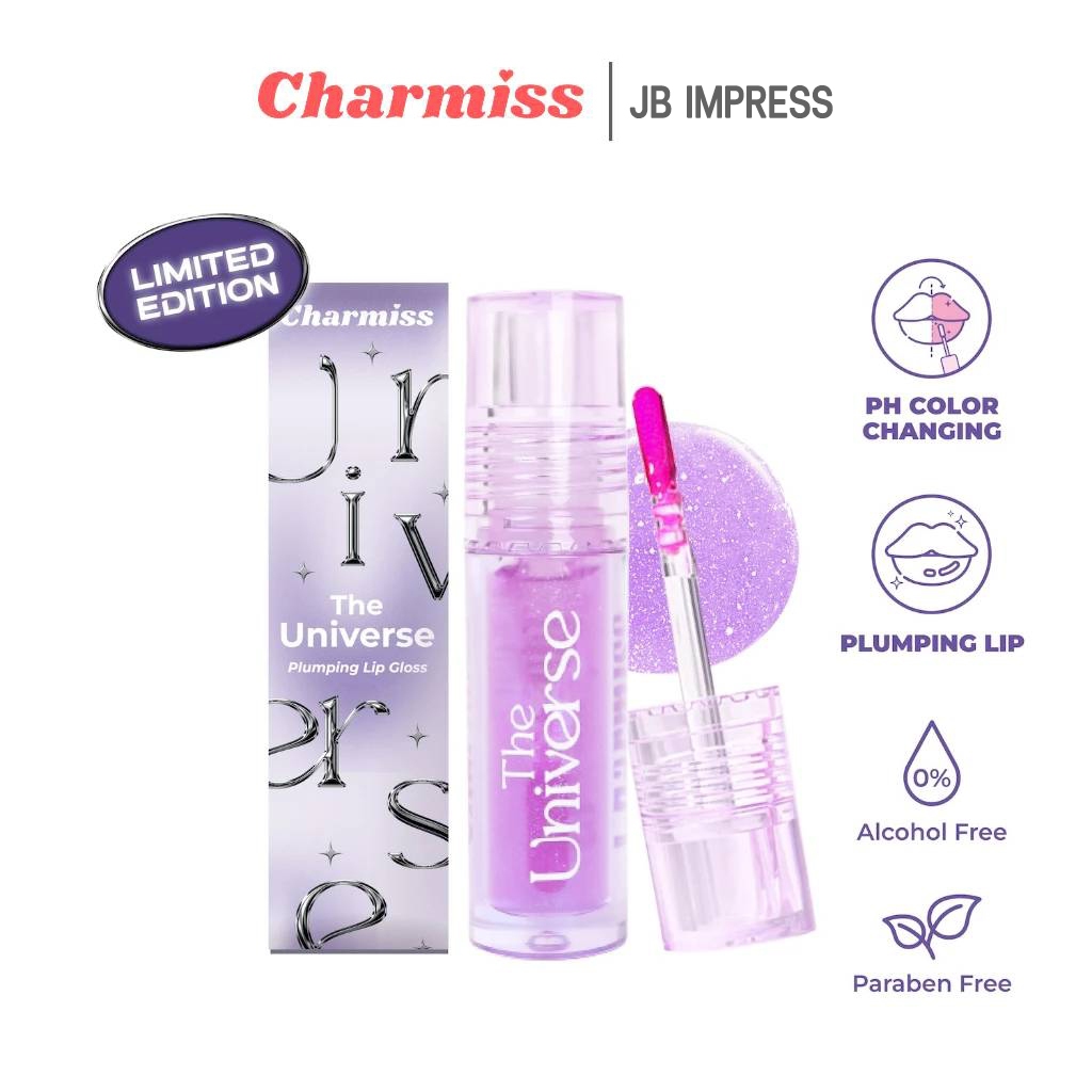 #LimitedEdition! Charmiss The Universe Plumping Lip Gloss-Shining Star กลอสม่วงเปลี่ยนสีได้ ปาก ...