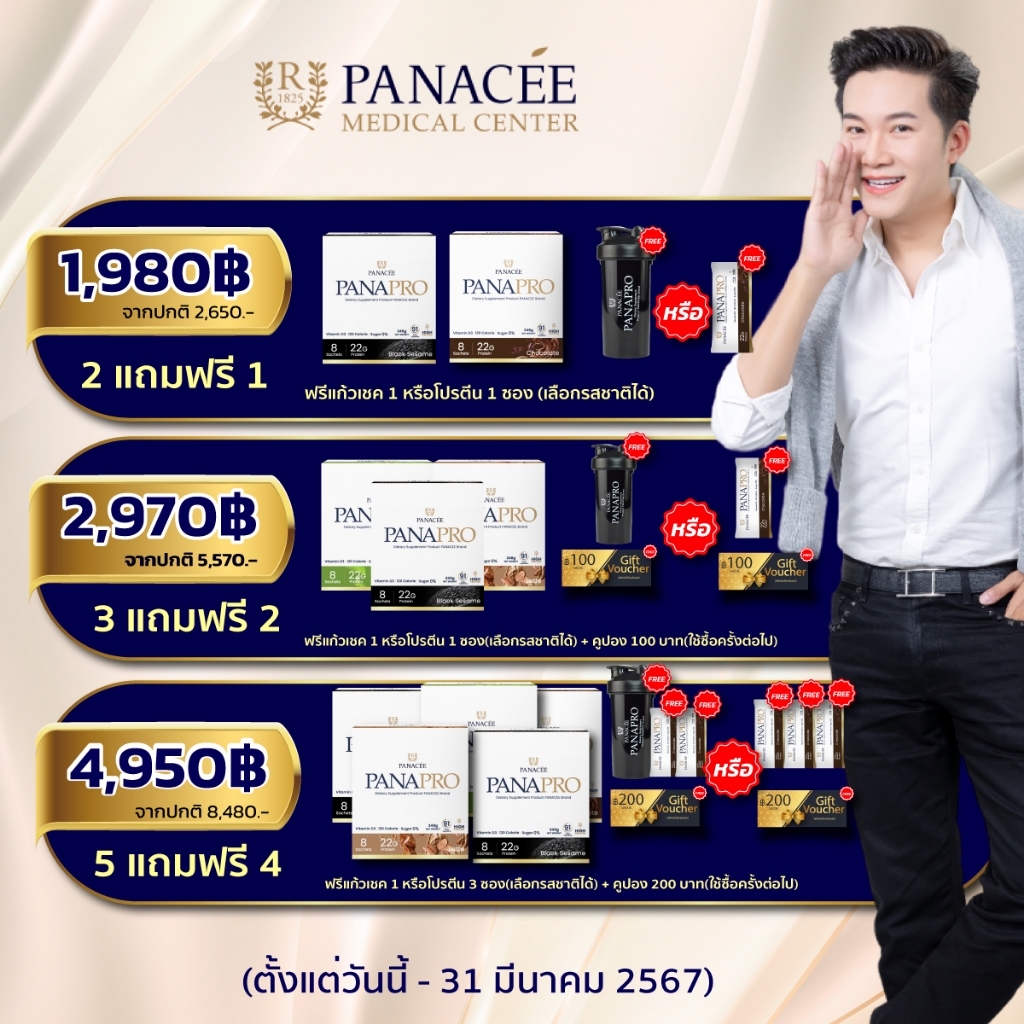 [ของแท้ ส่งฟรี] แพลนท์โปรตีน รสงาดำ PANAPRO Protein Sesame Flavour (8 Sachets) PANACEE | Shopee ...