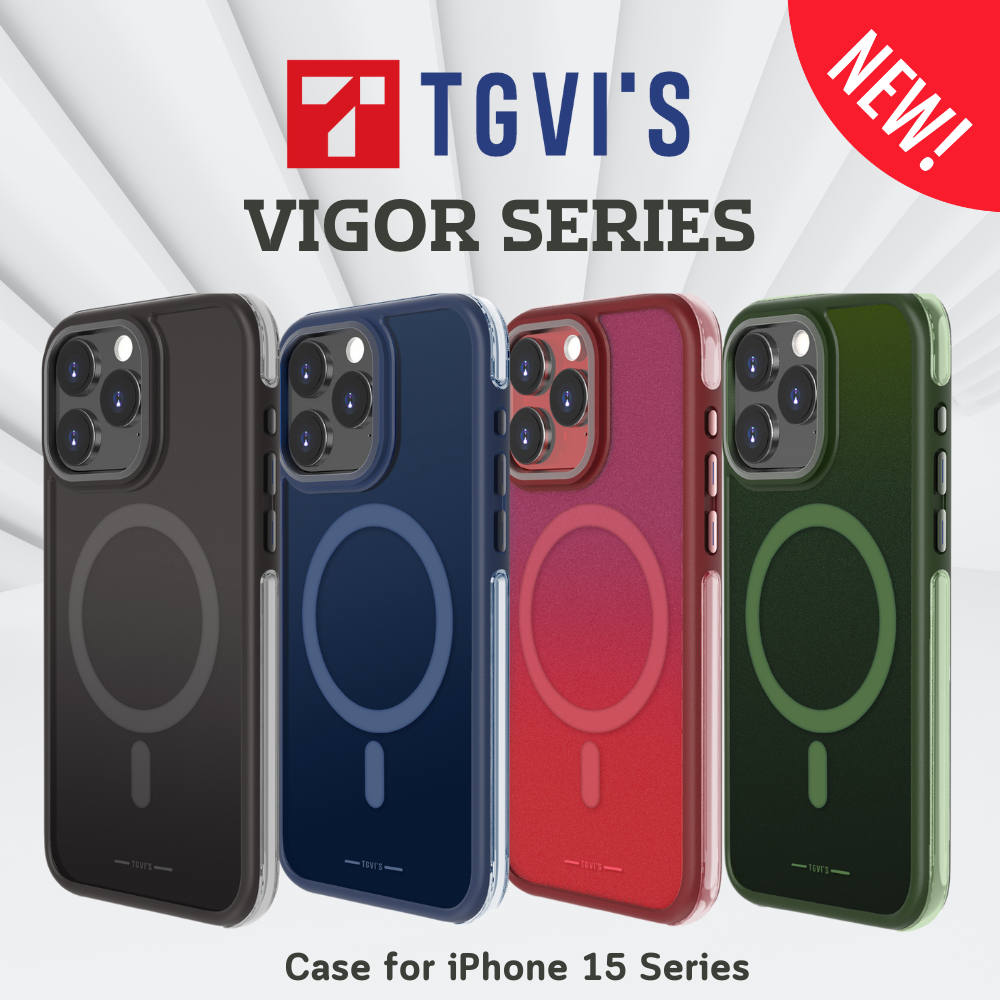 TGVI'S Vigor Series airbag Case เคสกันกระแทก สำหรับ iPhone 15 Series ...