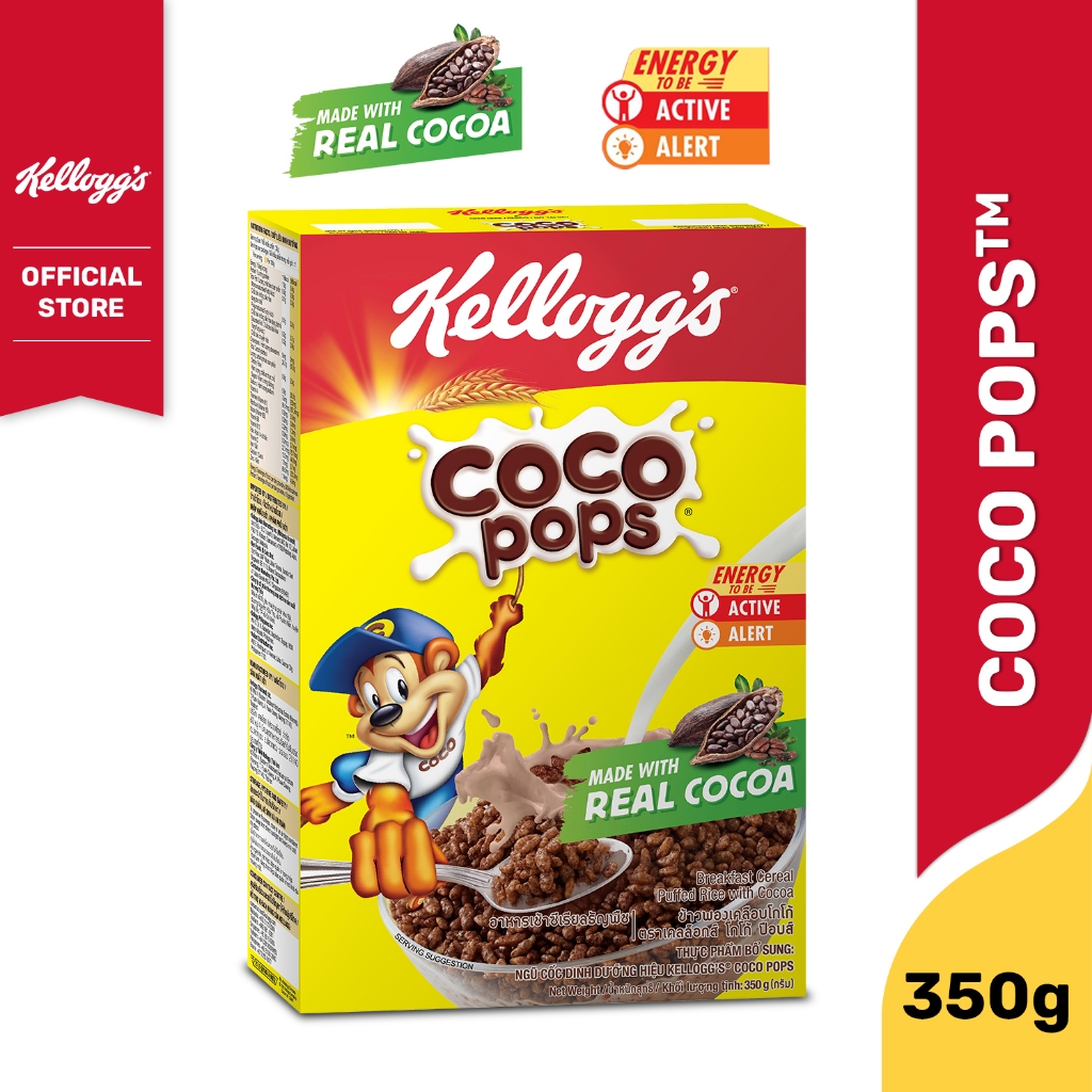 Kellogg's Coco pops เคลล็อกส์ โกโก้ ป็อบส์ 350 กรัม | Shopee Thailand Kellogg's Coco pops เคลล็อกส์ โกโก้ ป็อบส์ 350 กรัม | Shopee Thailand