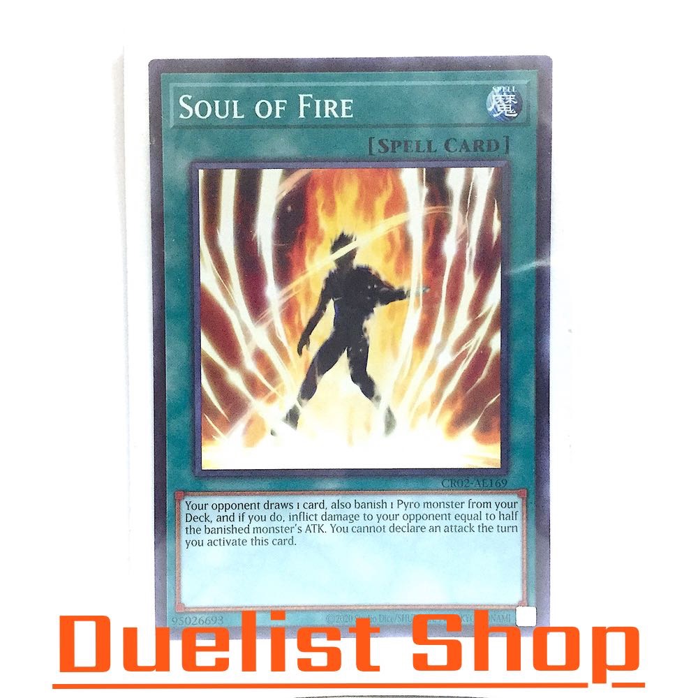 Soul of Fire (N) Spell [Normal] ชุด CR02-AE169 การ์ดยูกิโอ (Yu-Gi-Oh ...