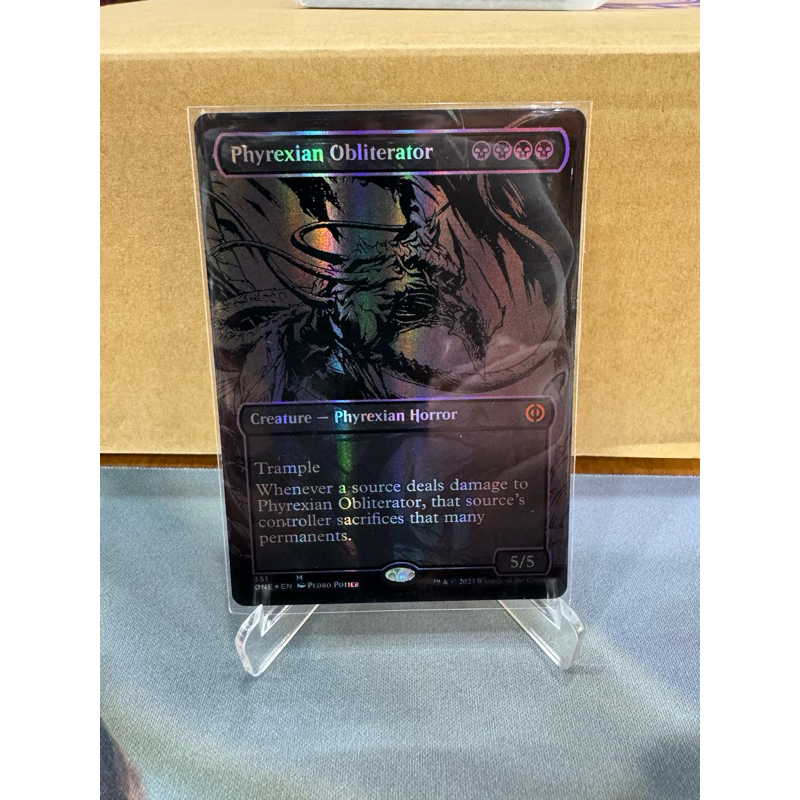 Mtg Phyrexia All Will Be One Variants Foil Phyrexian Obliterator Oil