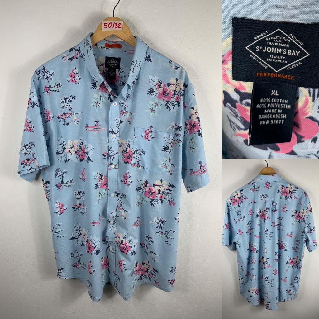 เสื้อฮาวายมือสอง สภาพดีไซส์ใหญ่ใส่สบาย อก50-54 xl-4xl | Shopee Thailand