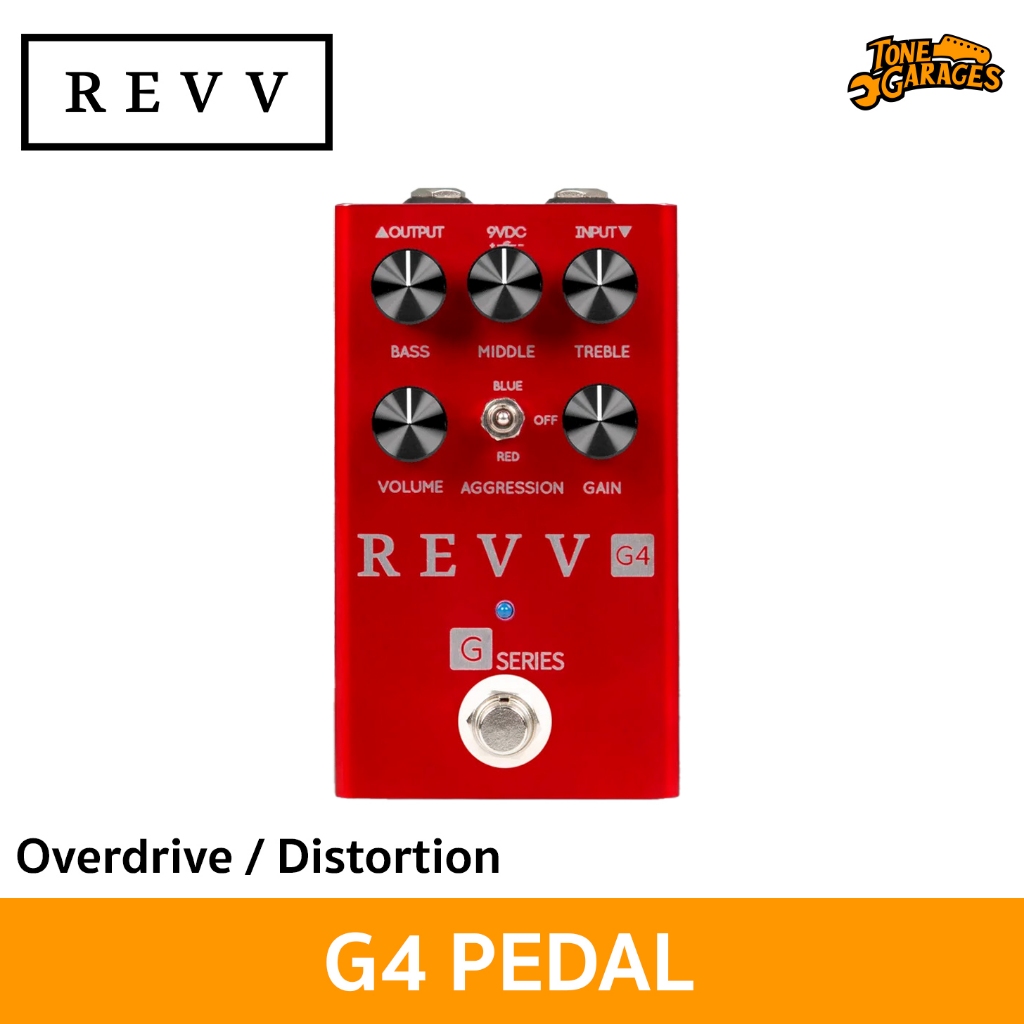 REVV G4 Overdrive / Distortion Pedal เอฟเฟคกีต้าร์ Made in Canada ...