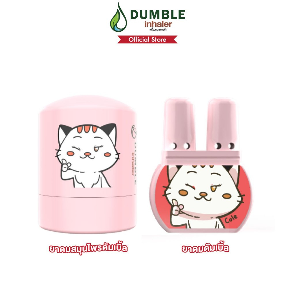 ยาดมตราดัมเบิ้ล ยาดมสมุนไพร ยาดม 2 รู Dumble Herbal Inhaler ลาย Cole ...