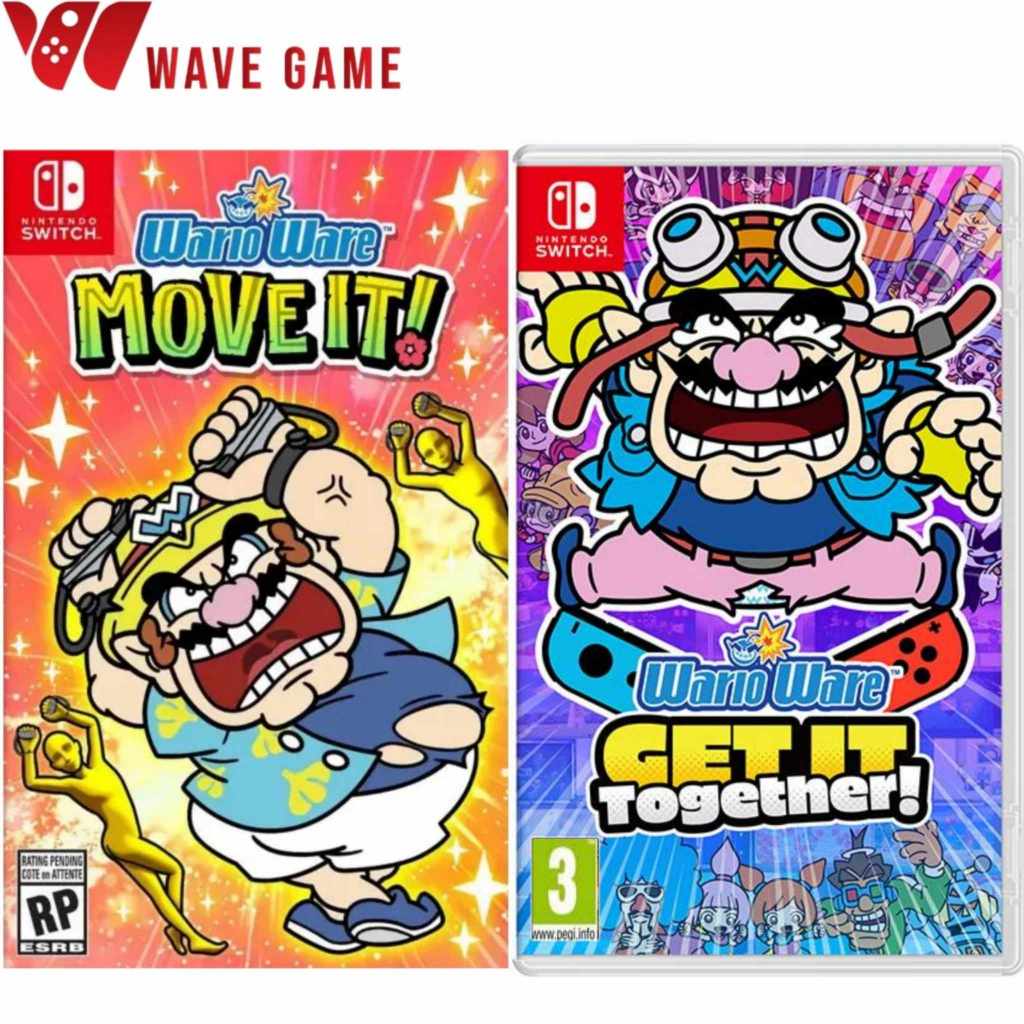 nintendo switch wario ware move it / wario ware get it together ...
