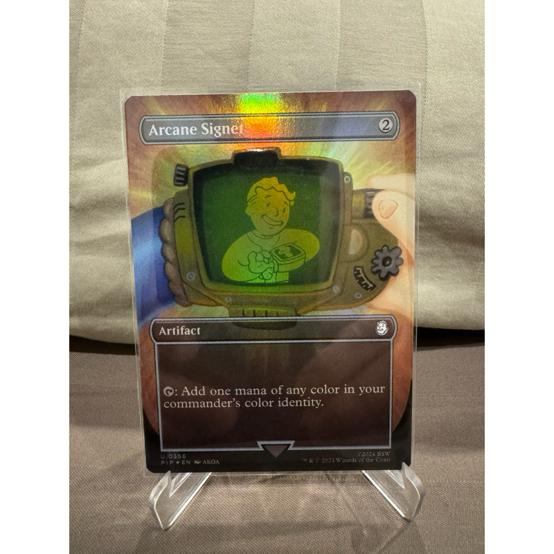 MTG Universes Beyond: Fallout Variants Foil: Arcane Signet (0356 ...