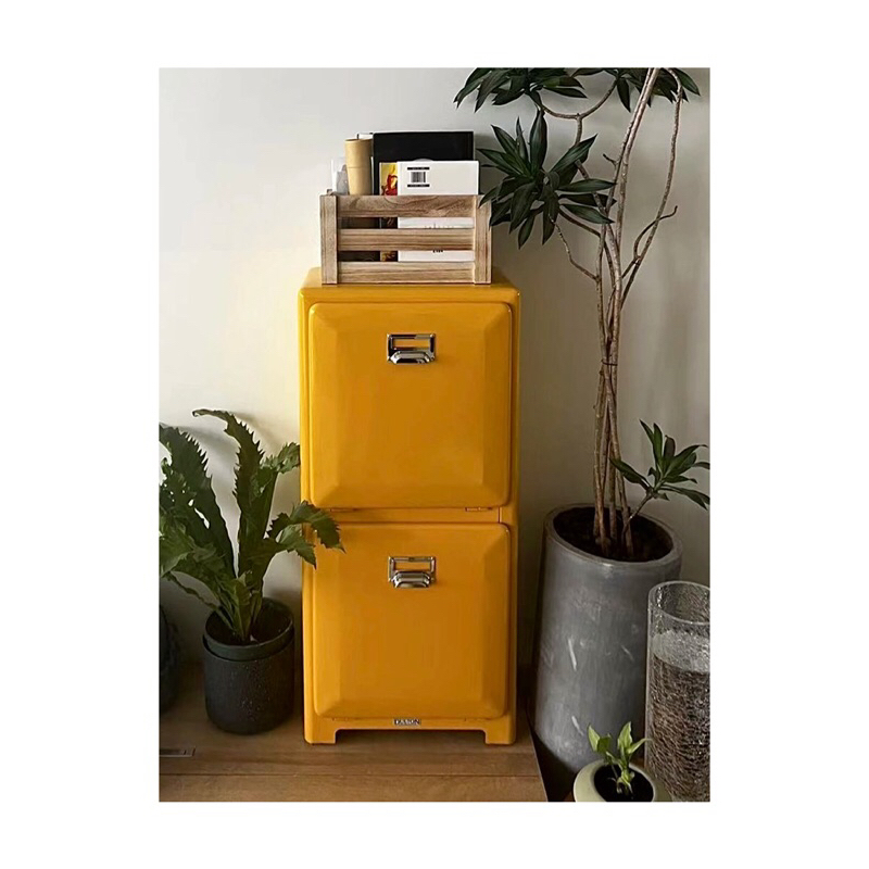 DULTON double-Layer Flip Cabinet 12L ตู้ขยะ ตู้อเนกประสงค์ เหล็กหนา 2 ชั้น แบรนด์ดังนำเข้าจาก ...