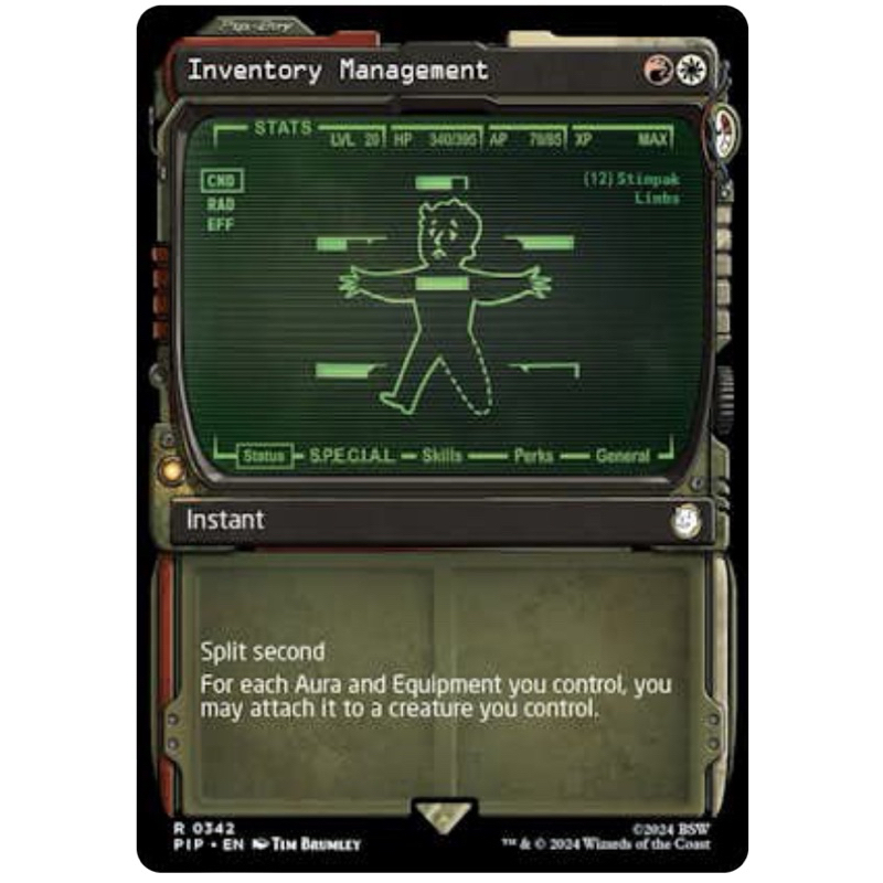 Universes Beyond: Fallout Variants: Inventory Management (0342 - Pip ... Universes Beyond: Fallout Variants: Inventory Management (0342 - Pip ...