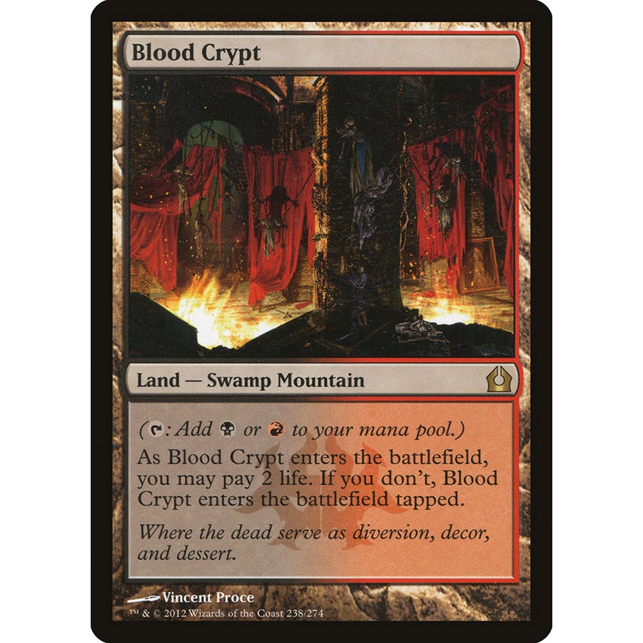 Blood Crypt การ์ด Magic The Gathering ของแท้ | Shopee Thailand